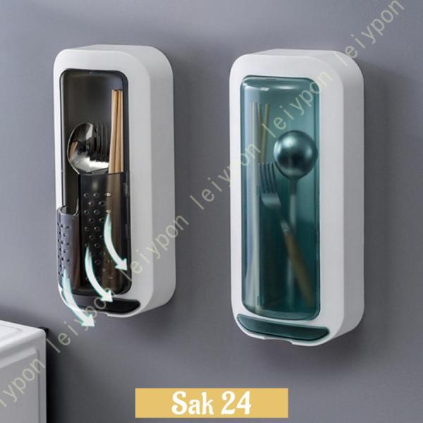 商品の説明◇Sサイズ(幅15×奥行6.5×高さ32)cm◇（2個）/色:グレー/ブルー◇材　　質：プラスチック回転式 箸立て360度回転可能。カトラリーを取りたい時にくるっと回してさっと取れるから、かなり便利です。水が貯まらない下部の受けト...