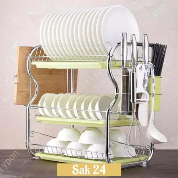 【商品仕様】製品：具体的な製品とサイズは画像の説明を見てください。材質：炭素鋼+プラスチック製。注意：製品はキッチン収納棚に限り、食器は含まれていません！健康素材、沸騰水試験で異臭がなく、耐久性のある素材、耐熱性、デザインは湿気やカビを防ぎ...