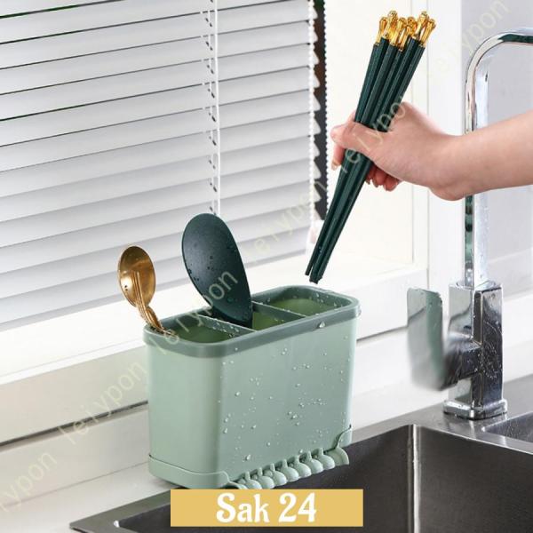 【商品仕様】箸立てキッチンの小物類がたくさん収納できるキッチンツールスタンドです。食卓をオシャレに演出してくれるキッチンアイテムです 製品：約20*9*14cm。具体的な製品とサイズは画像の説明を見てください。材質：PP製。注意：製品は箸立...