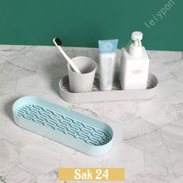 商品の説明●Sサイズ：28ｘ8.8ｘ3.5●（3個）/色：ブルー/ホワイト/グレー材　　質：プラスチック様々な使い方を洗った後の野菜や果物、食器、コップ、茶器などの水の排水に適しています。茶器のトレーを作って置いて使うこともできます。大容量...