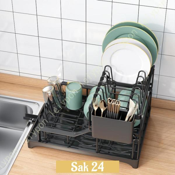 商品の説明サイズ：サイズA=42*30.5*30.5cm。材質：炭素鋼+プラスチック。注意：製品は水切りラックに限り、他の撮影品は含まれていません！ 調理や掃除のためのスペースを省くように設計されています。より安定して耐久性があり、シンクの...