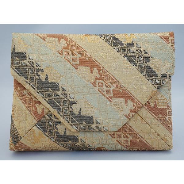 〜商品説明〜・数寄屋袋　交織各種・中川政七商店製・ビニール入・寸法(約)　縦:15.0cm　横:21.0cm　厚:3.0cm※裂地の取り方により、写真と柄や模様の見え方が異なります。