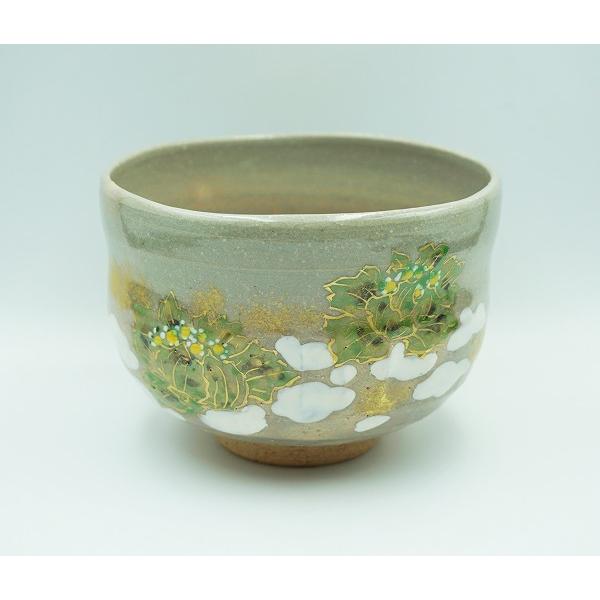〜商品説明〜・茶碗　乾山　ふきのとう・山岡善高　作・化粧箱・寸法(約)　径:10.8〜10.9cm（最上部）　高さ:7.9cm前後