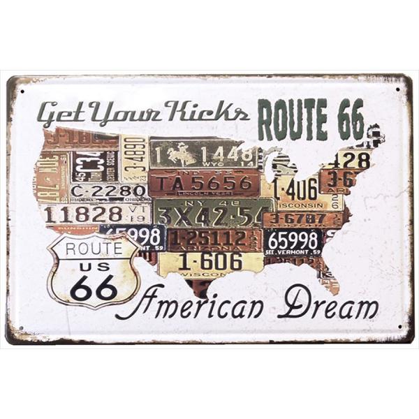 ガレージにビンテージ感を演出するにもおススメなインテリアボード！アンティークでレトロ調デザインなブリキ看板！種類豊富なアンティークメタルプレートシリーズです。あれもこれもと揃えたくなりますね♪アイアンプレートなので、磁石でメモを貼り付けてオ...