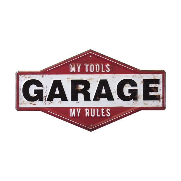 大人気！GARAGEのデザイン（ガレージ）です！ガレージにもお部屋にも！店舗にも！！おしゃれでアンティーク看板です☆使い込んだデザインが味のあるブリキ看板★種類が豊富ですのでお部屋のイメージに合わせてお選びいただけます♪ビンテージ風のデザイ...