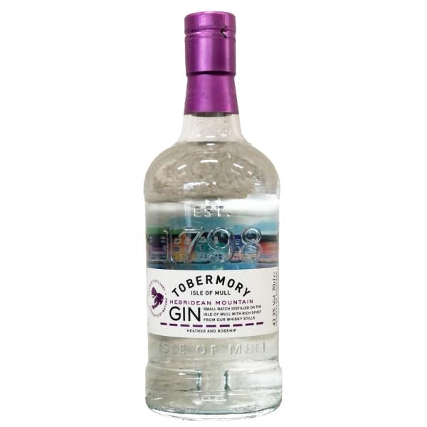 トバモリー ヘブリディーンマウンテン ジン 43.3% 700ml スコットランド・マル島の山々に着想を得た、43.3%のヘブリディーンジンです。ヘザー、ナナカマドの実、ローズヒップを用い、甘やかでハーバル、穏やかにスパイシーな味わいに仕上...