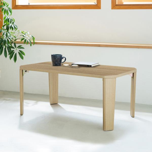 一人暮らし 新生活 テーブル オーク材 おしゃれ シンプル 買い替え 机 折りたたみ