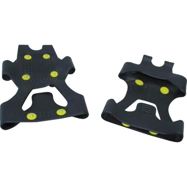 靴底スパイク アイススパイク 雪道スパイク スノースパイク 滑り止め 転倒防止 靴底用 アイゼン かんじき ワンタッチ 簡単装着 着脱簡単 雪 凍結路 凍結道路 圧雪路 雪道 登山 雪山装備 通学 通勤 農作業 林業 漁業 アウトドア コン...