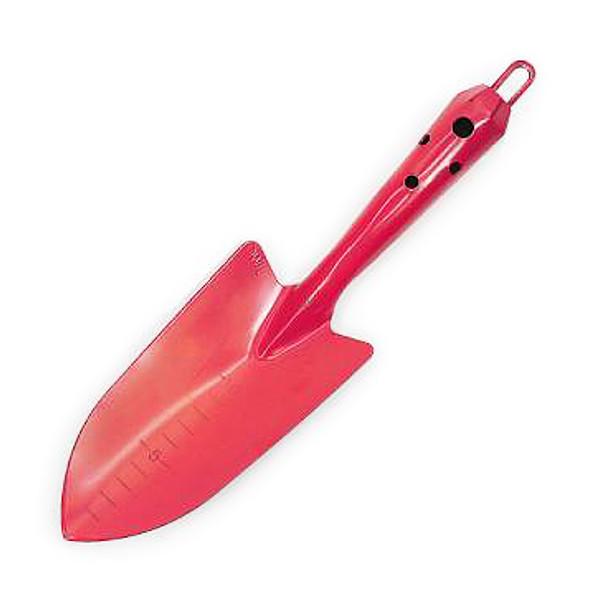 ピンク ステンレス 目盛付き ハンドスコップ スコップ 目盛 オールステンレス シャベル ハンドシャベル 移植ごて 土入れ 土出し 丈夫 吊り金具  庭いじり 植栽 植え替え ガーデニング 園芸 園芸用品 プランター 花壇 アウトドア キャ...