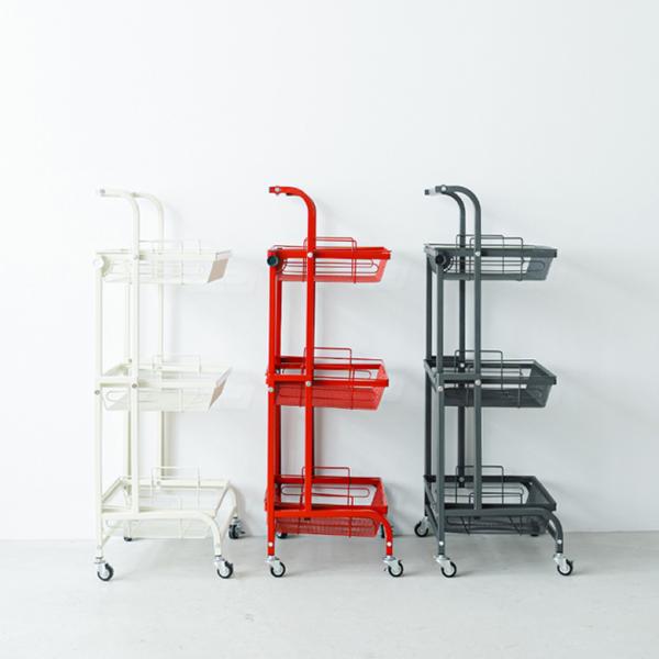 ワゴン キャスター 収納 デスク 整頓 おしゃれ シンプル キッチン かわいい ベッド