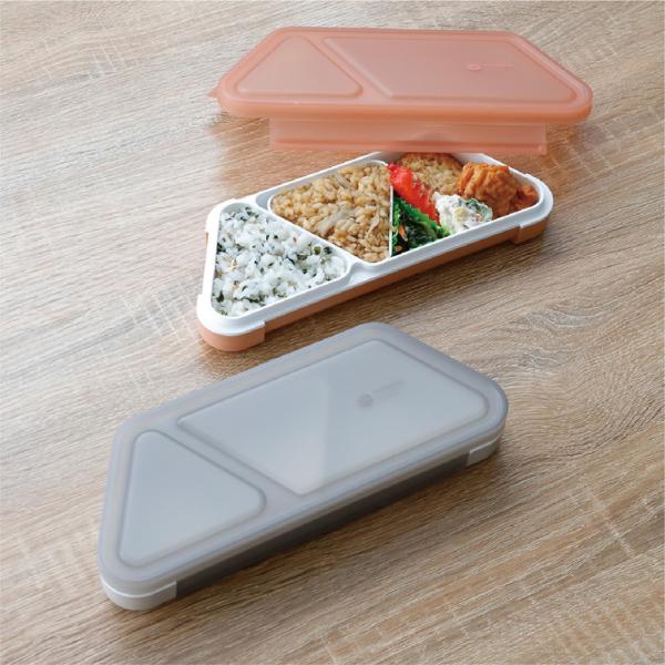 [キーワード]薄型 弁当箱 抗菌 フードマン FOODMAN おにぎり 1段 食洗器対応 レンジ対応 ランチボックス 仕切り 子ども 大人 シンプル おしゃれ スリム シービージャパン CB