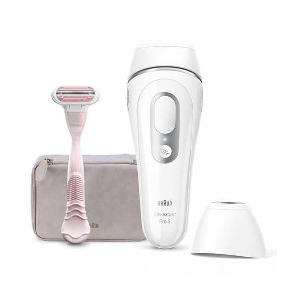 【商品名】BRAUN ブラウン 光美容器 シルクエキスパート Pro3 スタンダードモデルシリーズ3 PL3133【商品説明】顔からつま先まで6ヶ月続く感動のツルすべ肌●世界唯一の技術”フラッシュ調節システム”肌の色に合わせてフラッシュごと...