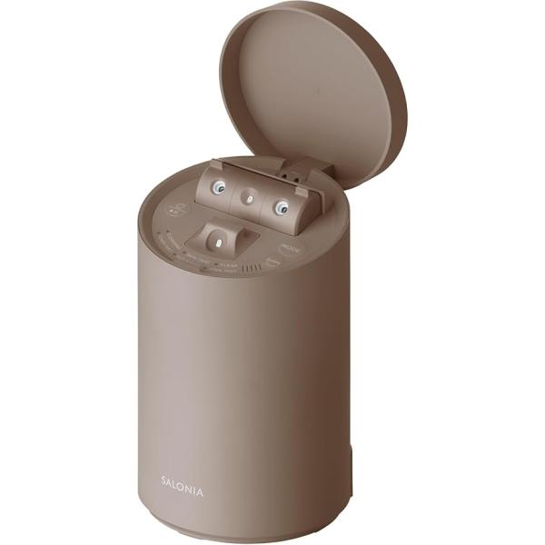 【商品名】SALONIA サロニア ピュアブライトスチーマー SAL22207BE【商品説明】●化粧水ミスト機能付きでコンパクトなフェイススチーマー●微粒子スチームと化粧水ミスト化機能搭載。ツヤ・潤い・ハリ感を高める?●ダブル温スチーム。2...