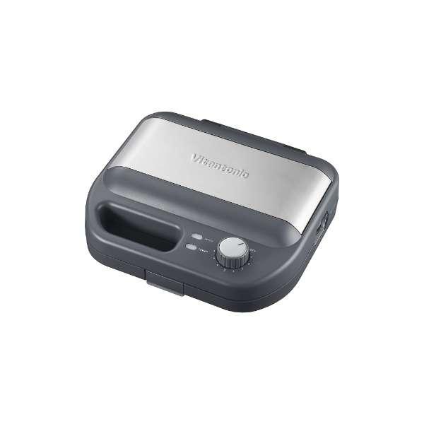 【商品名】ビタントニオ Vitantonio ワッフル＆ホットサンドベーカー VWH-600-K【商品説明】調理できる食パンの厚さ ［ ホットサンド ］・8枚切りの食パンが適しています。7枚切りより厚い食パンは本体に負荷がかかり、故障の原因...