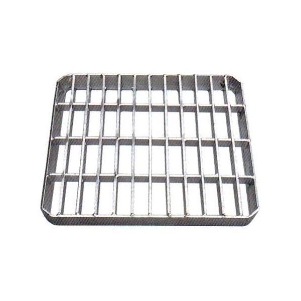 グレーチング会所桝グレーチングKM（組構式）材質：SS400表面処理：溶融アエンメッキ寸法（サイズmm）呼称桝穴ABH主部材補助部材本数適応荷重★KM-20□200230220255×3×251T-2KM-24□240270260325×3...