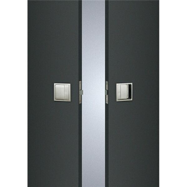 UNION ユニオン ドアハンドル 掘込タイプ《品番》　ULS302-A《仕様》　ステンレス ヘアライン《サイズ》　□80《ピッチ》　《施工》　重量.7kg《機能》　《質量》　0.7kg《製品図面》　※ご注意　詳細図面大サイズ、別ページで開...