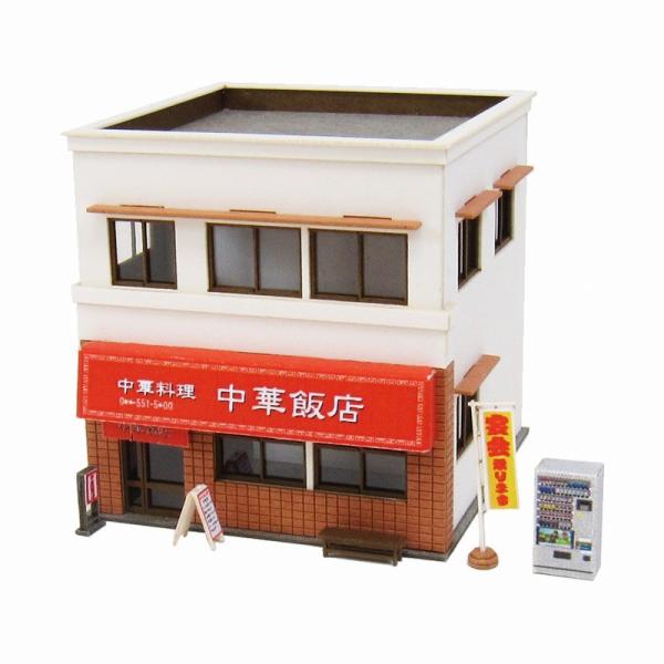 さんけい社製　ペーパー（紙製）キット　N（1/150）サイズみにちゅあーとプチ　なつかしのジオラマシリーズセット内容：レーザーシートＡ〜E（5枚）、プラ板（1枚）、組み立て説明書おまけ：立て看板2個、床机、のぼり、自動販売機（たばこ）付き完...