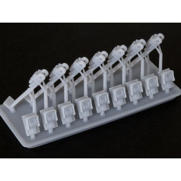 梅桜堂（ばいおうどう）社製　未塗装キット　1/83スケール（1/87〜80にもおすすめ）　人形の身長が約2cmサイズ電気とガスのメーター品番：AC-037-83U入数：電気メーター9個、ガスメーター7個大きさ：高さ約04〜1.3cm、幅約0...