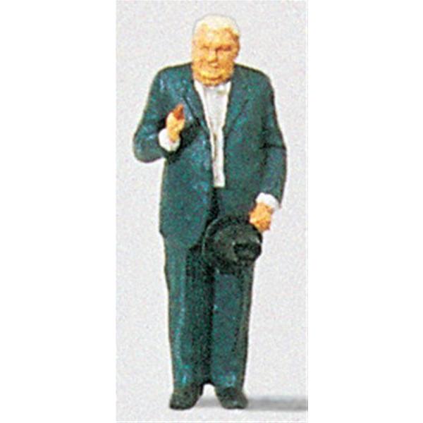 Preiser（プライザー）社製　塗装済み完成品　HO（1/87）サイズ　170cmの人間が約2cm情報編集：さかつうギャラリー