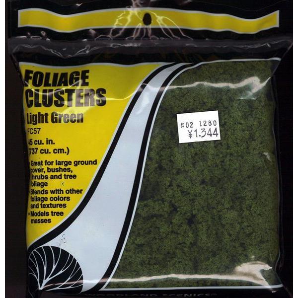 【発売日：2011年08月01日】WOODLAND SCENICS（ウッドランドシーニックス）社製　素材　ノンスケールFoliage Clusters（フォーリッジクラスター）ジオラマ用の特殊な高密度のスポンジ素材です。手で適度な大きさにち...