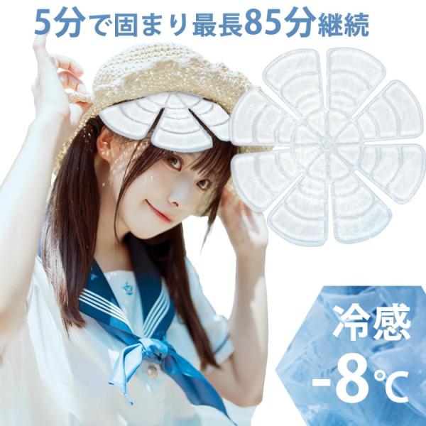 ※頭部冷却パッドに係る意匠権は弊社が登録しました。【2025夏新型・瞬間冷感】暑い夏でも頭と全身を涼しく快適に！PCM冷却帽子パッド28℃以下で自然凍結し、繰り返し使用できる製品です。PCM冷却帽子パッド、頭を冷やすことで、全身の熱を冷やす...