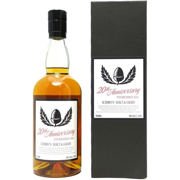 2004 年9月に設立されたベンチャーウイスキーはおかげさまで 20 周年を迎えることが出来ました。本品は、秩父蒸溜所のモルト原酒をキーとして、創業間もない頃に研修をさせていただいた国内外の蒸溜所の原酒や過去から引き継いだ原酒など、秩父の熟...