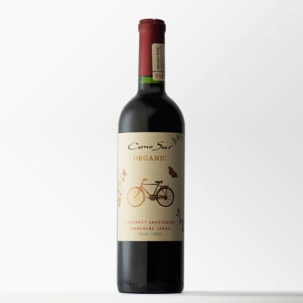 《商品データ》商品名：コノスル オーガニック カベルネ カルメネール シラーCono Sur Organic Cabernet Sauvignon Carmenere Syrah内容量：750mlアルコール度数：12.5度生産者・ワイナリー...