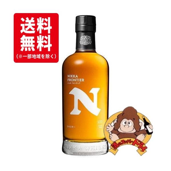 ニッカ　フロンティア【商品紹介】香り：樽熟成香とマーマレードを思わせるフルーティーさ、しっかりとしたモルト香と心地よいスモーキーさが広がる。味わい：スムースでコクのある飲み口、熟した果実の甘さをピートのビターが引き締める。余韻：柔らかなオー...