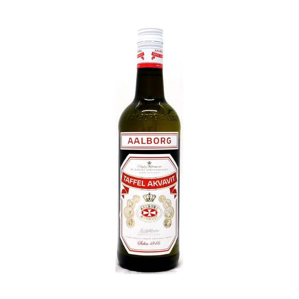 オールボーはデンマークのダニスコ社による王室御用達のアクアビット（アクアヴィット）で、１８４５年に設立された蒸溜所のある地名に由来。 シーフードなどと相性のよい、キリッとした辛口。