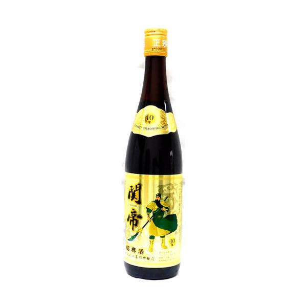 関帝は中国三国時代の英雄、古くから「忠誠」「正義」のシンボル、商売繁盛の神として広く華僑に仰がれています。英雄の名を冠した最高級紹興酒。