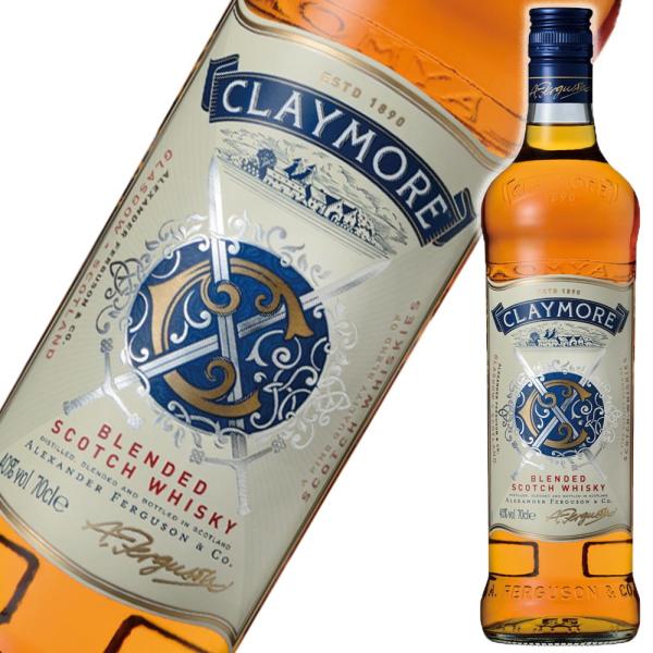 クレイモア　700ml 40度 ［正規品］Claymoreメーカー： Whyte &amp; MackayJANコード：5010196023313容量：700mlアルコール度数：40度品目：ウイスキー原材料名：モルト、グレーン【飽きのこない...