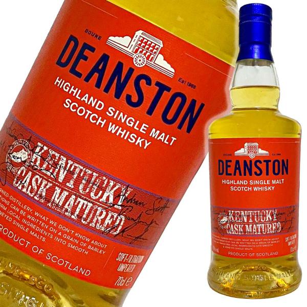 「ケンタッキーカスクマチュアード」は、ファーストフィルとセカンドフィルの元バーボン樽で熟成。◆DEANSTON KENTUCKY CASK MATURED　ディーンストン　ケンタッキーカスクマチュアード　容量：700ml　アルコール度数：4...