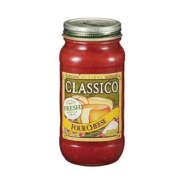 ★ドライ食品・調味料・飲料・日用品【詰合せ10kgまで1個口】で発送致します。★酒類・冷凍食品・冷蔵食品との混載はできません。★お取寄せ商品と混載の場合、発送日が遅れる場合があります。商品説明：さっぱりしたトマトソースに、4種類のチーズ(ロ...