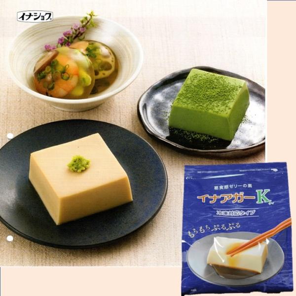 《商品説明》葛粉を使ったときの不便を解決する目的でつくられた葛食感ゼリーの素です。１、熱湯に入れてもダマにならず、簡単に葛食感のゼリーをつくれます。２、短時間で炊き上げ可能で、作業時間を短縮できます。（イナアガーK：2分かきまぜる⇔葛粉：2...