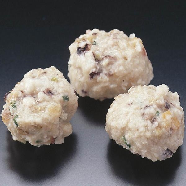 《商品説明》原材料の蛸は仕込み率で４０％以上使用しています。つなぎとして鶏肉のミンチ（笹身と皮）を卵白で蛸と野菜を包んでいます。食べると蛸の粒々が中から出てきてたこ焼き風の食感と鶏肉の旨みと野菜の風味がマッチしています。ボイリングしています...