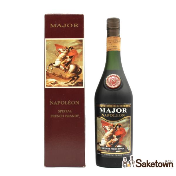 MAJOR メジャー ナポレオン NAPOLEON スペシャル フレンチ ブランデー 40% 700ml 箱付きアルコール度数：40%容量（ml）：700ml本数：1本原産地：フランス※二次流通品※未開栓※本体・ラベル・外箱に傷や汚れ等のダ...