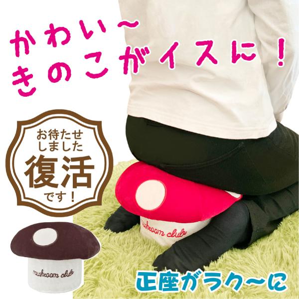 きの小いす きのこ型で姿勢サポート スツール オットマン いす 椅子 子供用イス 姿勢 背筋 ゆがみ 猫背サポート 矯正 補正クッション【きのこいす】こども 正姿腰掛 座椅子 スツール キッズ 姿勢 背筋 伸ばす ゲームチェア 正座 痺れな...