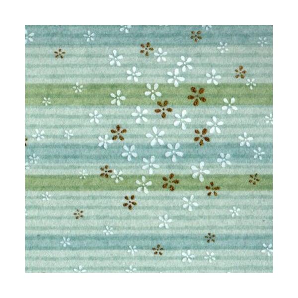 手染め友禅紙　縞　薄緑色　25(255mmX390mm)は和紙に伝統的な友禅柄が染められています。包装紙、ブックカバー、貼り絵、和紙人形、和紙箱などでご使用いただけます。