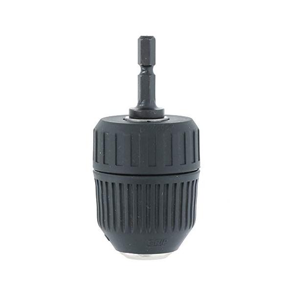 サイズ：通常品スタイル：キーレス 10mmチャック能力:0.8~10mm原産国:インド梱包サイズ:3.5×4.9×21.0cmスタイル:ミリ 6本組六角軸チャックでストレートビットが使用可能に