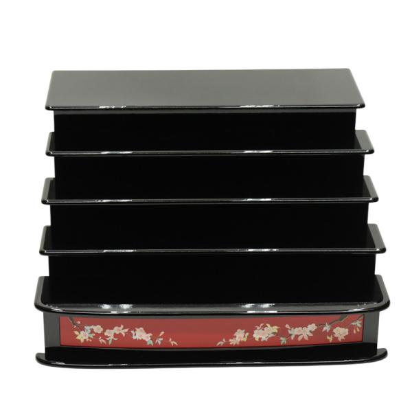 アウトレット品です！見逃しキズ、写真では判別し難い焼けやキズもございます。アウトレット品 雛人形 台単品 90-5 五段飾り台 芙蓉 幅90cm (25a-ya-0418) インテリア ディスプレイ 見切処分品