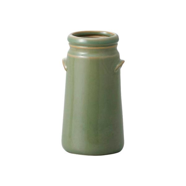 花を飾るのに欠かせないフラワーベース、服を選ぶようにお好きなものを選んで花瓶 フラワーベース Ceramic Flower+ Arles アルル natural green （1個入り） [120-690-420] [p17] ストーンウェ...
