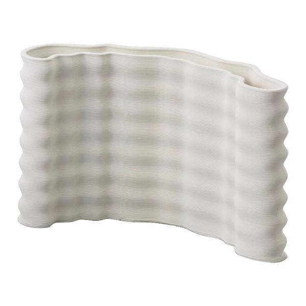 陶器ならではのぬくもりを感じさせる質感が特徴です花瓶 フラワーベース Ceramic Flower+ Parete パレーテ matt white （1個入り） [178-905-101] [p8] 磁器 （代引き不可） インテリア ディスプレイ