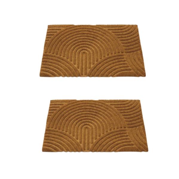 ガーデンアクセサリ ドアマット メイズラグ 60 HG tool&amp;accessory （2個入り） 85107 （代引き不可） ガーデン雑貨 FARM (p383)【代引き不可】　エコ素材と呼ばれるジュート（黄麻こうま）のドアマット...