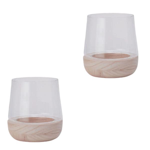 花・観葉植物用ポット スモールテラリウム N 15 TERRARIUM （2個入り） 93143 底穴なし （代引き不可） テラリウム FARM (p359)【代引き不可】　自然をコンパクトに楽しむテラリウムポット。お部屋のインテリアにガー...