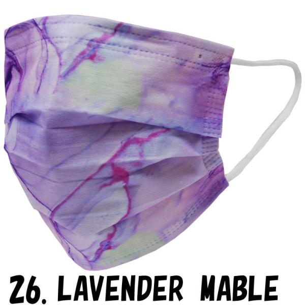 ファッション グッズ 冷感不織布カラーマスク (10枚入り) ふつうサイズ LAVENDER MABLE（ 10mod-26）アパレル マスク暑い夏に最適！ひんやり冷感のおしゃれなマスクですネコポス発送国内送料無料(代引き不可)医療用品では...
