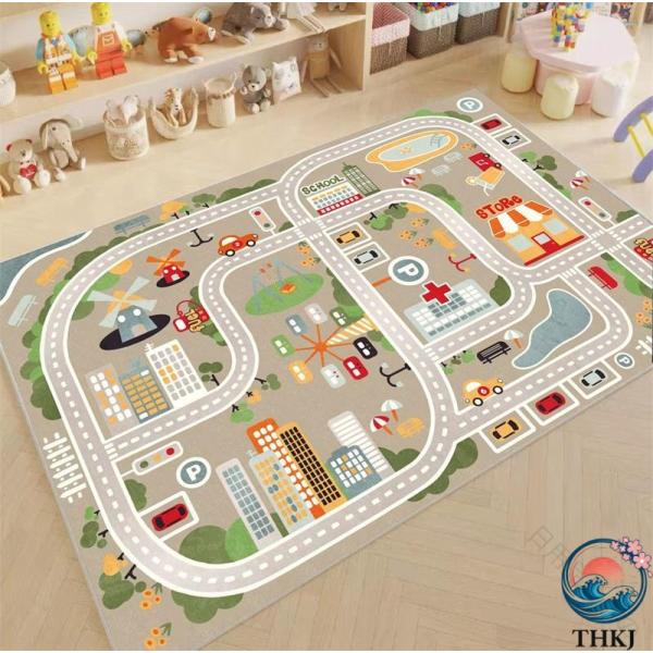 【材質】ポリエステル道路をどこでもどんな形にも自由に創りあげられるので、子供の想像力・空間認識能力を育んだり、手先を使うことで運動能力なども向上できます◎何よりも、安全に楽しく遊ぶことができるセットですので、安心して見守ることができますね毛...