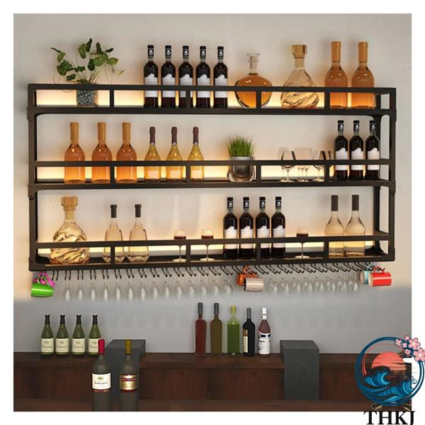 ? - 丈夫な素材: ワインウォールラックは高品質の鉄で作られており、壁に取り付けられたワインラックは非常に強力で、曲がったり反ったりすることなく長期間使用できます。この信頼性の高い構造のワインボトルラックは、貴重なボトルとワインの安全性を...