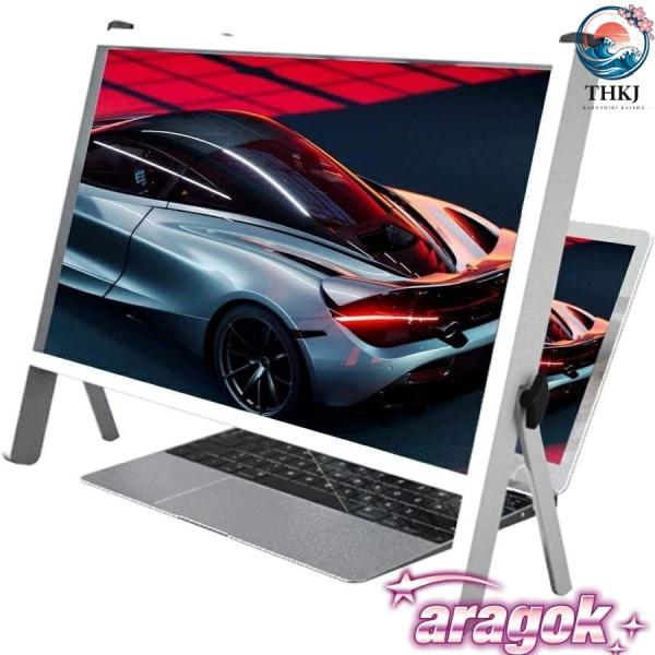 【全品2点で5%OFF】ノートパソコン モニター拡大鏡 超クリア画面 携帯便利 デスクトップ/ゲーム/映画対応 取り付け簡単 21インチ マルチアングル調整｜日常で使