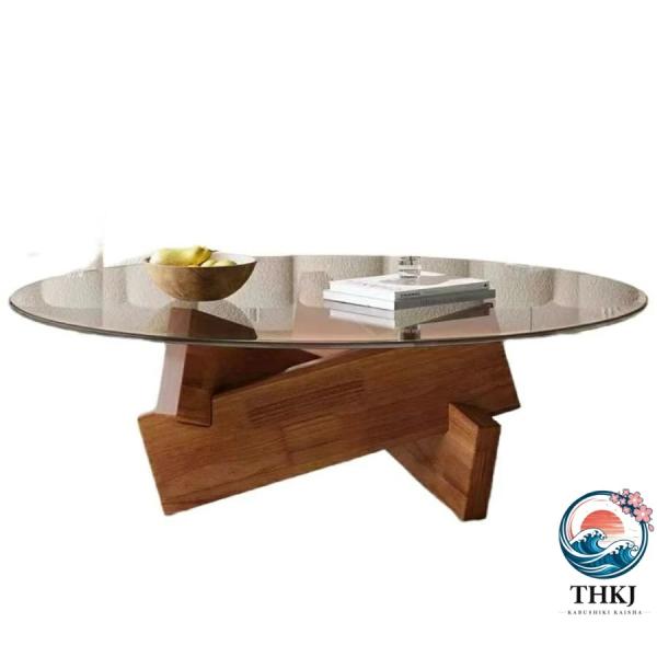 商品発送元が海外の為、多少遅くなります。よろしくお願いいたします。【シンプルでファッショナブル】：サイドテーブルの脚はオーク材で作られており、柔らかく自然な木目、強い安定性、高硬度、変形しにくく、耐久性があります。【お手入れとメンテナンスが...