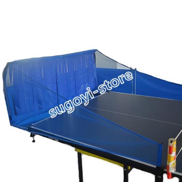 仕様：広さ：49cm 　長さ：152.5cm 　対応卓球台：厚さ3cm以上8.5cm以内の卓球台に対応しております。緩衝性有り、リバウンド防止。卓球ボールがはね返ることを有効的に防止できる。 高効率的に集球！卓球台に簡単に設置、取り外しがで...